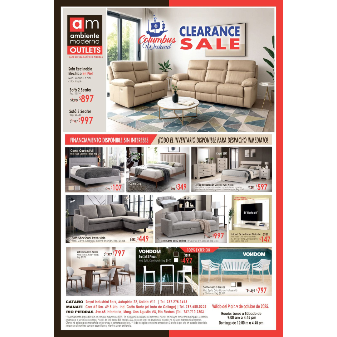 ARTICULOS DE SHOPPERS - OUTLET Y SHOWROOM – Ambiente Moderno