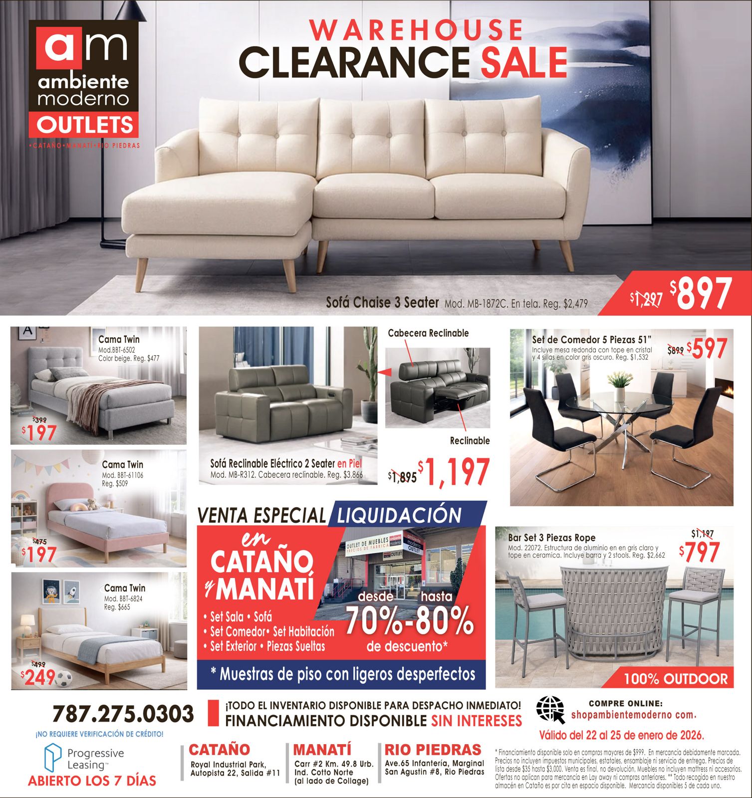 ARTICULOS DE SHOPPERS - OUTLET Y SHOWROOM – Ambiente Moderno