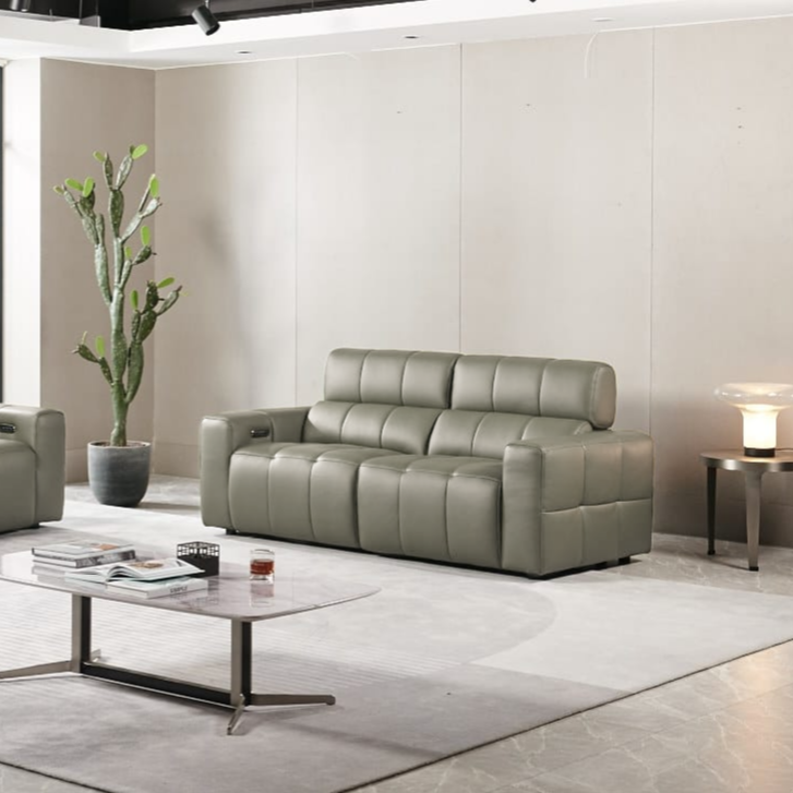 MB-R312-P2 3-seater Power Recliner Power Headrest/Zero Gravity/Leather ...