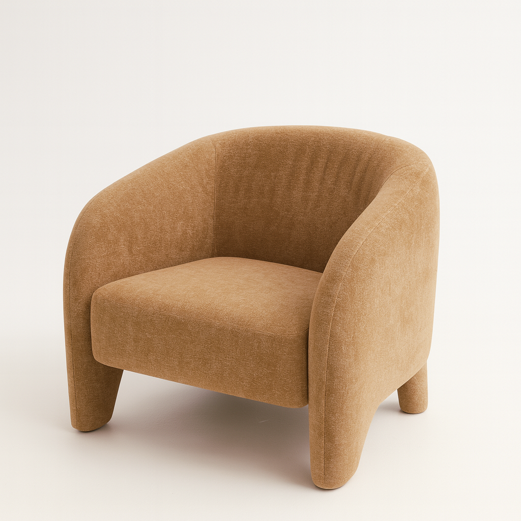 MB-2377 Lounge Chair XV111-7 Fabric – Ambiente Moderno